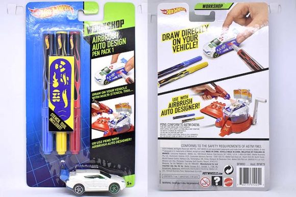 AIRBRUSH AUTO DESIGN PEN PACK 1を手に入れた！（ので紹介） | Hot Wheels 情報まとめ | ホット ...