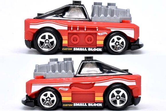 右側面にはこれまたブロックを付けられそうな突起が。